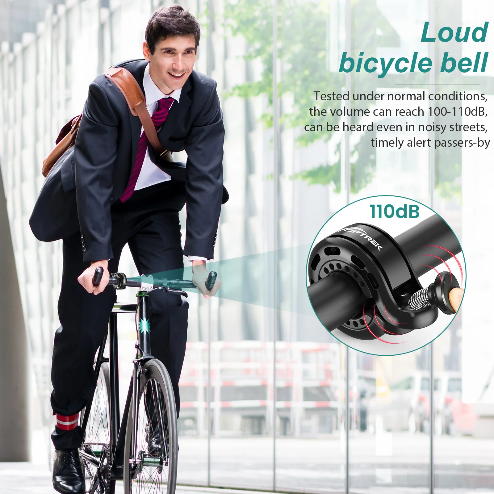 2025 New Upgrade Bicycle Bell 110dB Bell Loud Bicycle Horn Innovative ...