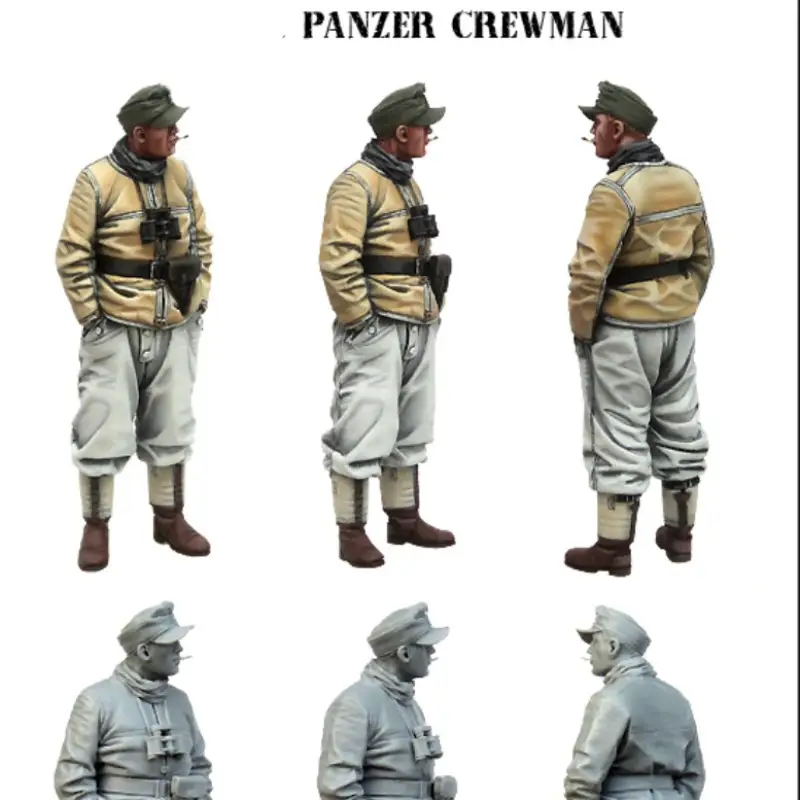 Historical Infantry Resin Model Kit, Unassembled/Unpainted,-Kit