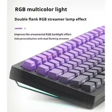 Zuohe Zh870 Wireless Rgb Mechanical Keyboard, Pbt Keycaps, Customizable ...