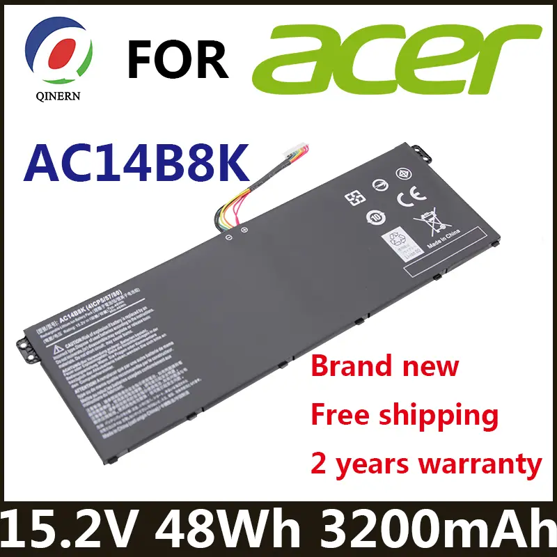 High-Capacity Ac14B8K 48Wh Laptop Battery For Acer Aspire Series.