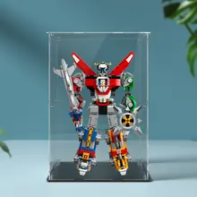 Acrylic display box for lego 21311 display case for Voltron building ...