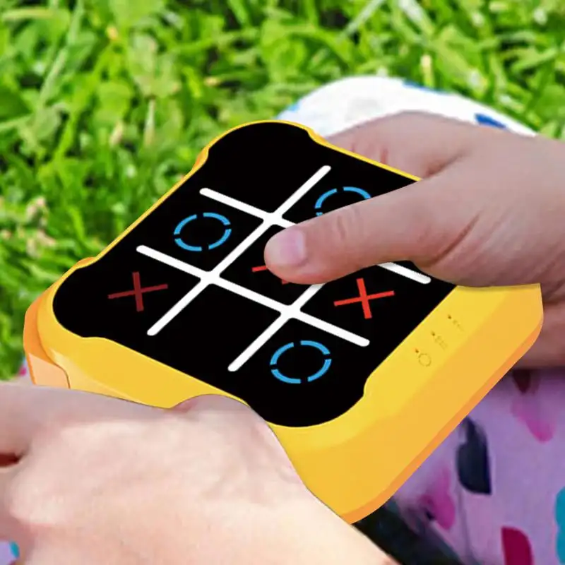 Portable Electronic Tic-Tac-Toe And Chess Game For Kids And Adults.