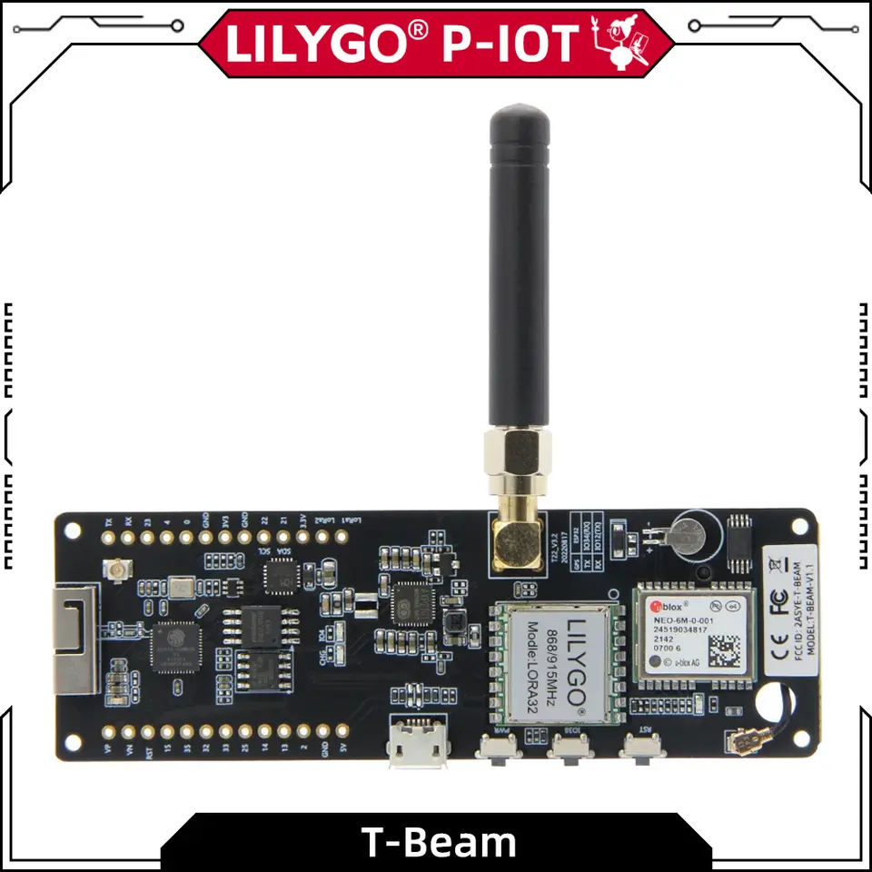 Discover The Lilygo® Ttgo T-Beam Esp32 Lora Development Board With Gps For Wireless Projects.