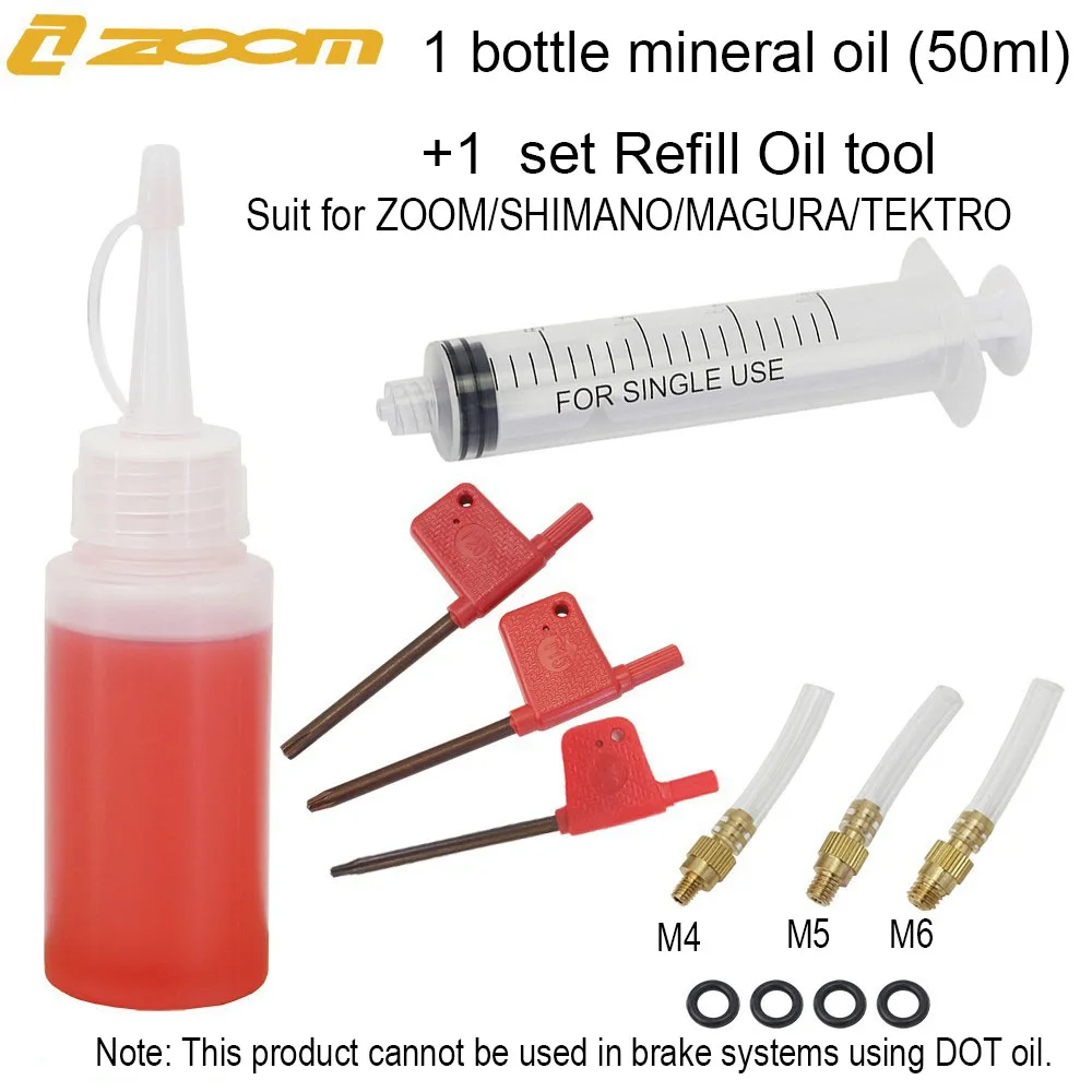 ZOOM Hydraulic Brake Bleed Kit for ZOOM Brake System, Filling Oil Kit ...