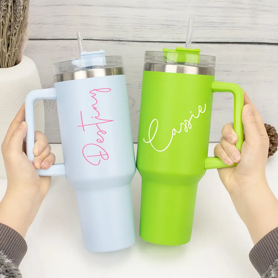 Stunning, Personalized Insulated Cup For Your Holiday Parties!