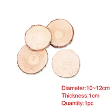 3-12cm Circles With Tree Bark Log Discs Thick Natural Pine Round ...
