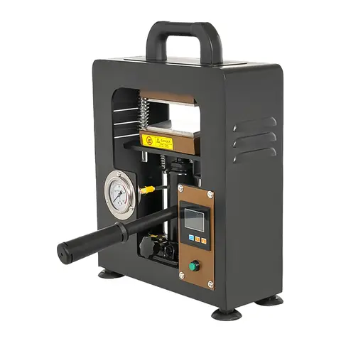 Máquina de prensado en caliente hidráulica Manual de 5 toneladas ...