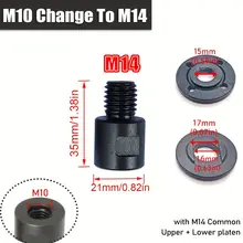 3pcs M10 change M14