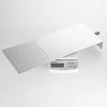 BAKALA Square Stainless Steel Showerhead Rainfall Shower Head Rain ...