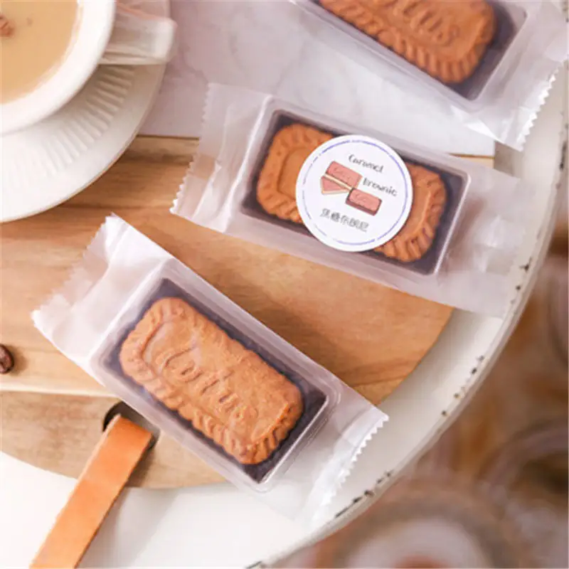 50Pcs Caramel Brownie Gift Bags, Machine Sealed, Perfect For Cakes ...