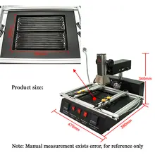 Economic Ir Bga Soldering Station, 2-Zone Manual, 1900W, 220V, M770R ...