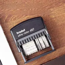 trodat 4817 adjustable date stamp imported from Austria back ink twelve ...