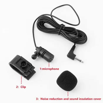 Car Navigation External Condenser Microphone Positioning Intercom ...