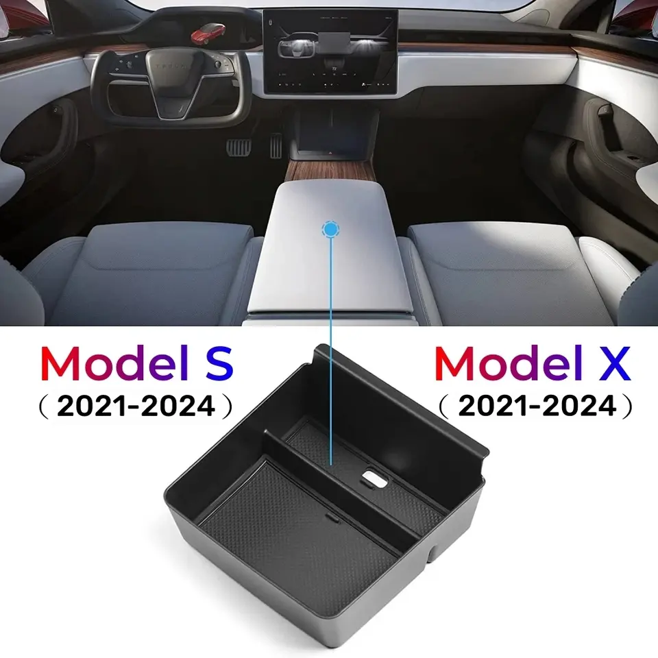 Organizer Tray For Tesla Model S/X Storage Box, Tidy Up Your Console!