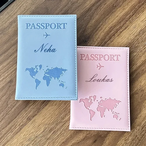 Funda De Pasaporte Personalizada De La Unión Europea Para