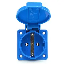 Supply Black White 16A 250V EU Germany French Korea Russia assembly ...