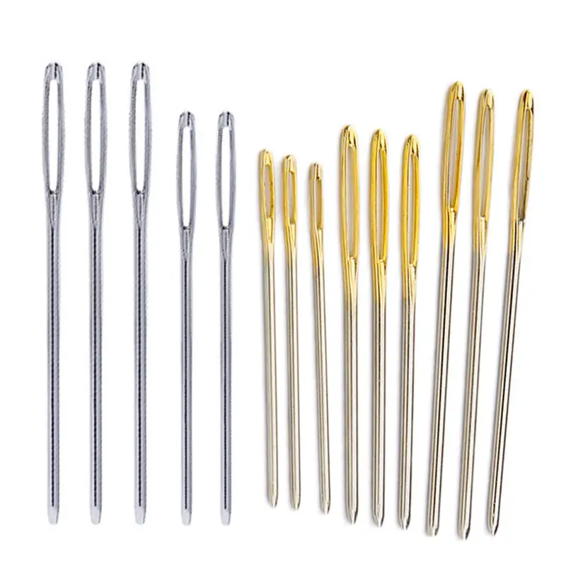 Needles Hand Sewing Quilting Craft Big Eye Wool Thick Knitter Yarn ...