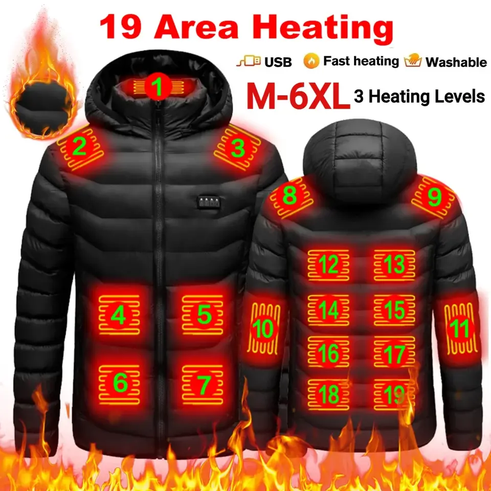Stay Warm In Style: Rechargeable Electric Heating Jacket For Outdoor ...