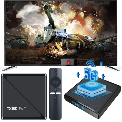 Tx60 Pro Android 16 Smart Tv Box 14K 2,4G/5G Dual Wifi6