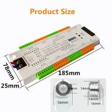 Stair Led Motion Sensor, Rgb Control, 32 Channels, Dc 12V/24V.