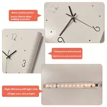 Wholesale Double-Sided Mute Wall Clock Hollow-Out Living Room Wall ...