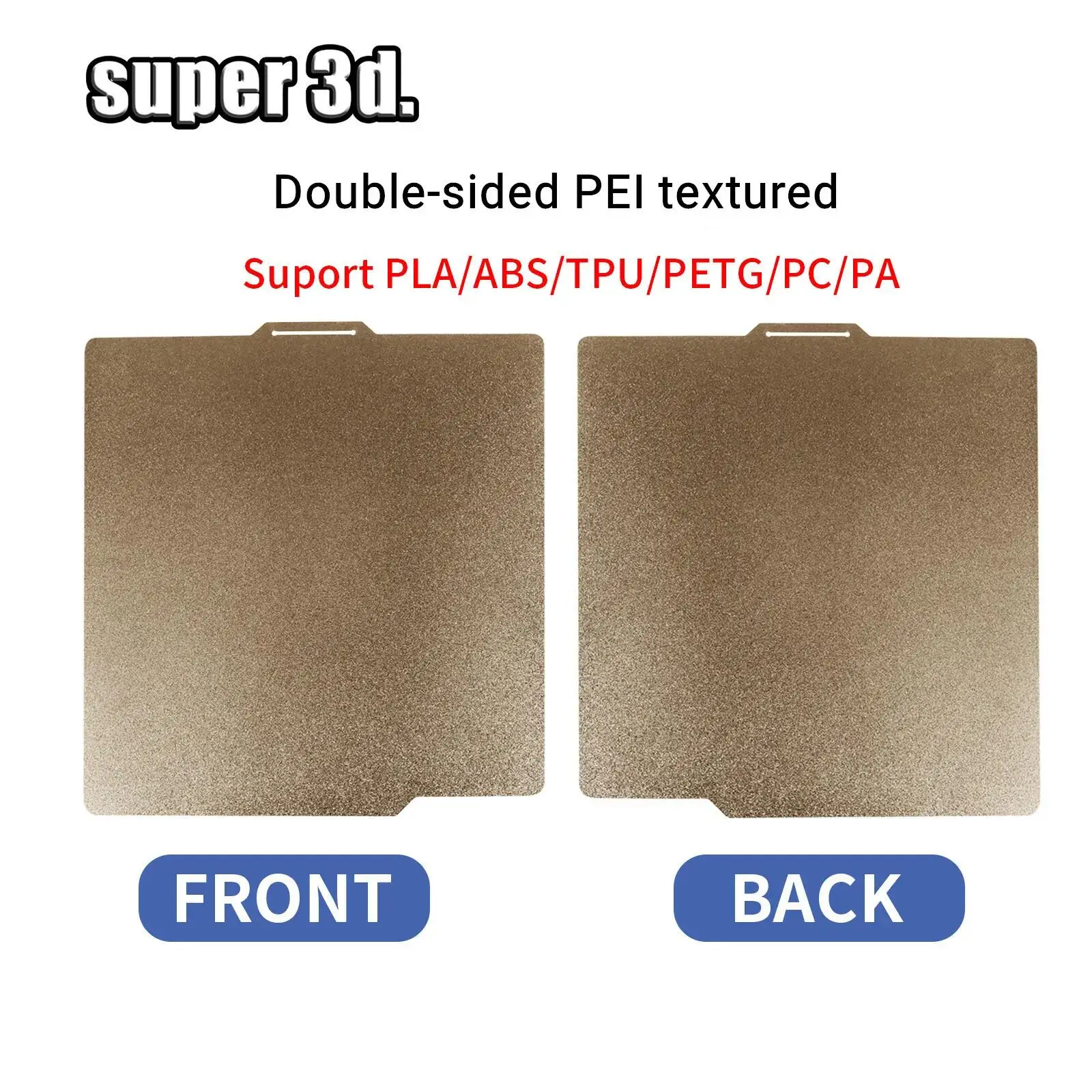 Magnetic PEI Powder Sheet 235/250/310/350/220mm Double Sided Spring ...