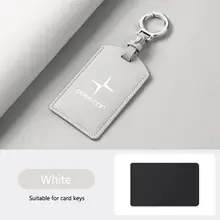 L-white keychain