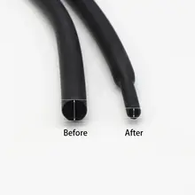 1/2/5M Black 2:1 Heat Shrink Tube Dia 1 2 3 4 5 6 7 8 9 10 12 14 16 20 ...