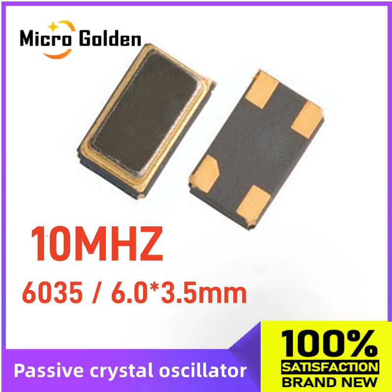 (10pcs) 10M 10MHZ 10.000MHZ SMD 6035 Passive Crystal Oscillator 6.0*3 ...