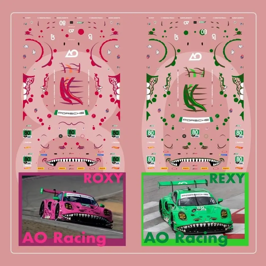 Rexy & Roxy Porsche 911 Decals: The Real Story Behind My 1/64 Scale ...