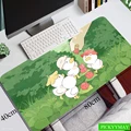 Cute Plant Grass Speed Locking Edge Large Natural Rubber Mouse Pad ...