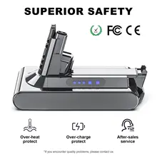 Dyson V10 Sv12 Replacement Battery 6000Mah, Compatible With Dyson Vacuums.