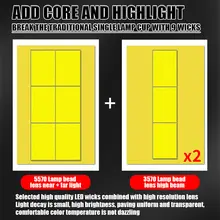 Stunning H4 Bi Led Projector Lens For Your Motorcycle! 1M Lumens, 1300W ...