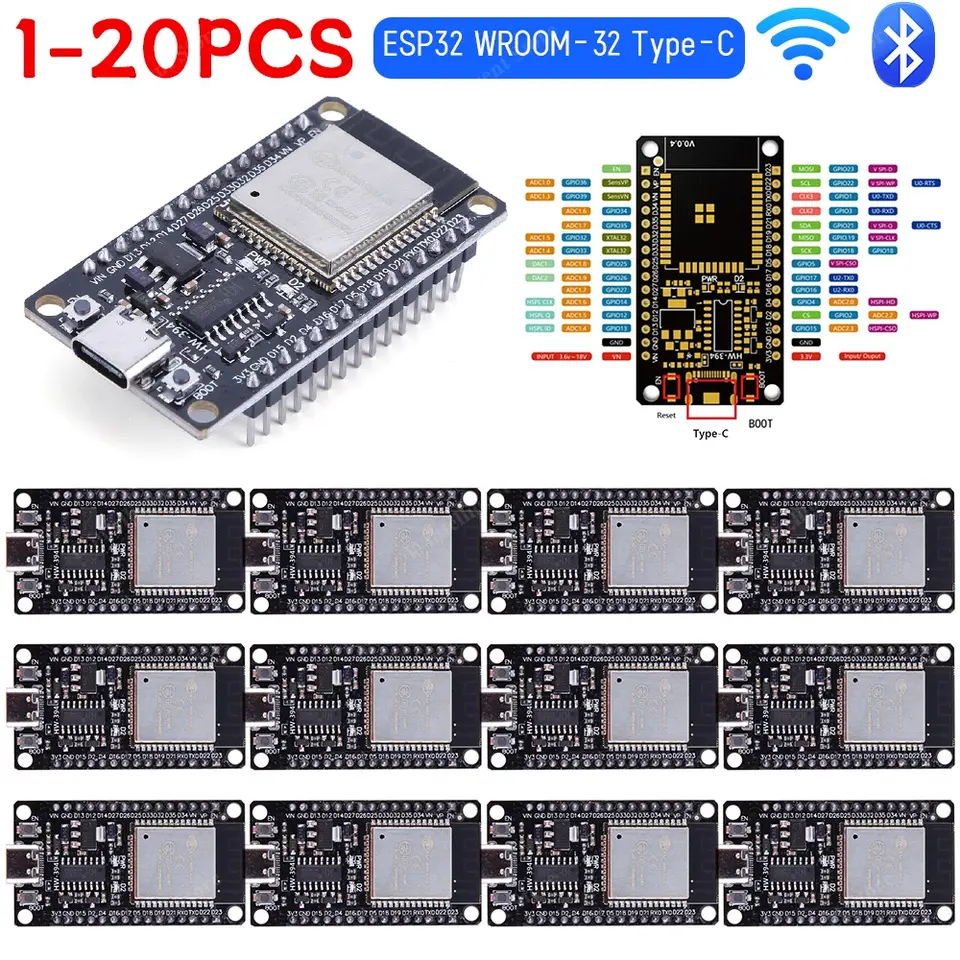 Discover 1-20Pcs Wifi+Bluetooth Esp32 Modules – Ultra Low Power ...
