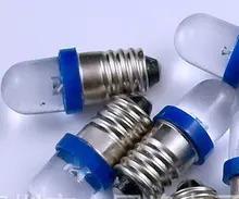 High-Quality 20Pcs Dc E10 Led Bulbs, Red, Blue, Green, Yellow, Warm White