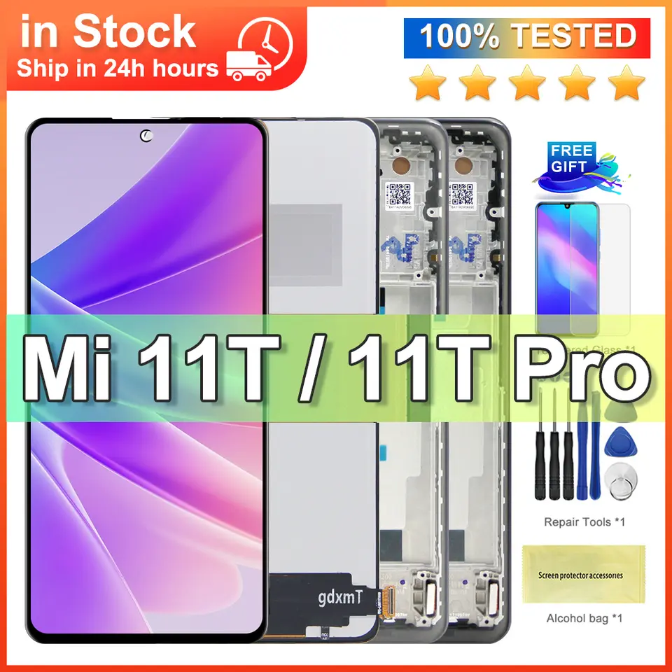 Xiaomi Mi 11T Pro Lcd Screen With Frame, Tested & Ready For Touch Repair