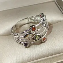 Genuine S925 Silver Rings, Elegant Hollow Design, Perfect Wedding Gift ...