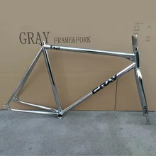 High-Strength Cr-Mo Steel Fixed Gear Racing Bike Frameset, 700C Single ...