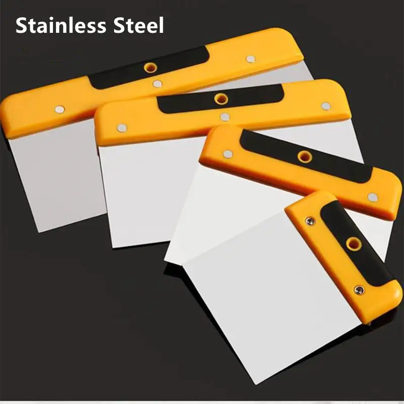 4/6/8/10Inch Stainless Steel Putty Knife Paint Tool Putty Scraper ...