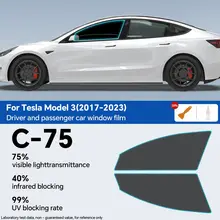 Pre-Cut Car Window Privacy Tint Film for Tesla Model 3 2020 2021 2022 ...