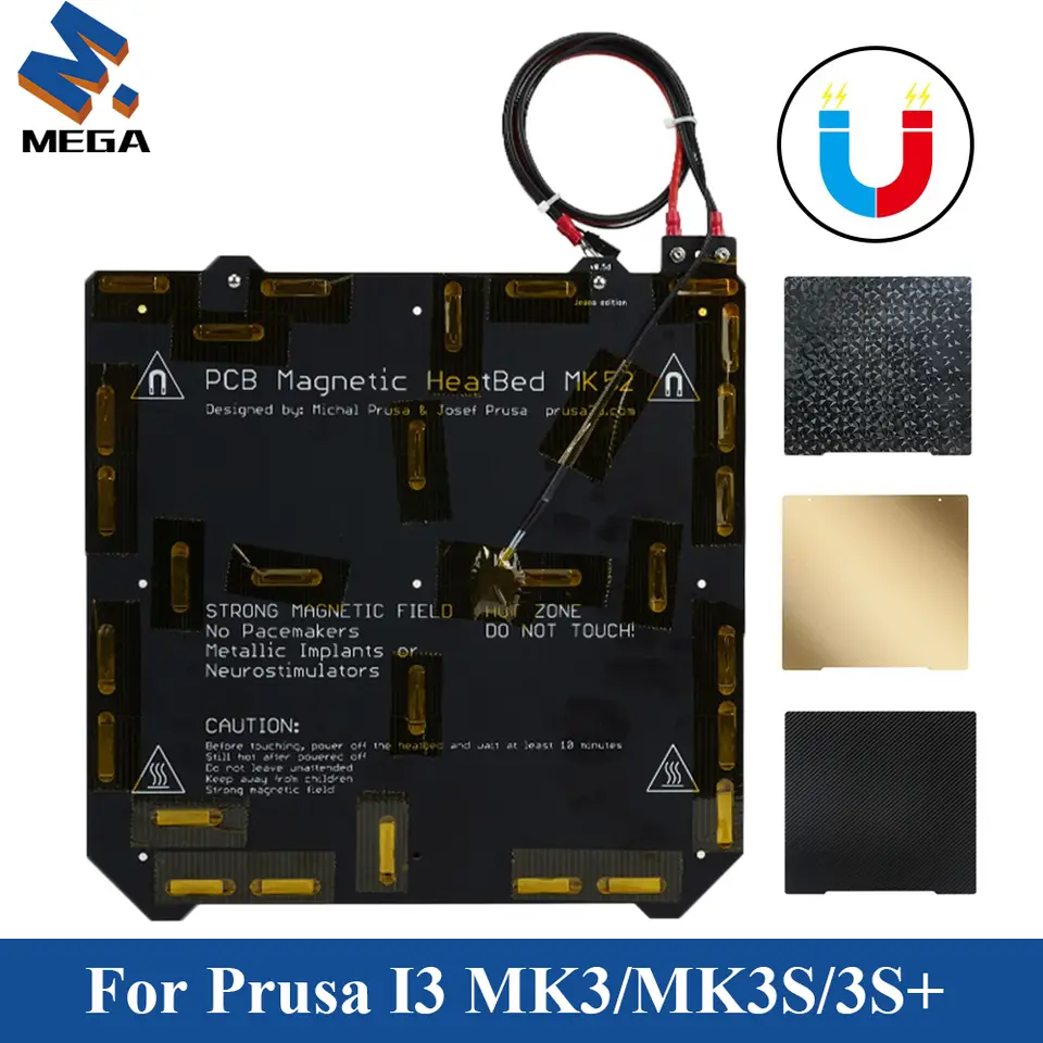 High-Quality 24V Heated Bed Magnets For Prusa I3 Mk3S+ 3D Printer Parts & Accessories