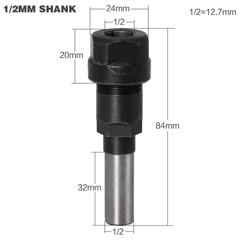 Router Collet Extensio Router Bit Collet Extension And Reducer Trimming ...