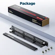 High-Quality 1U Cable Management For Server Racks; 12/24 Slots ...