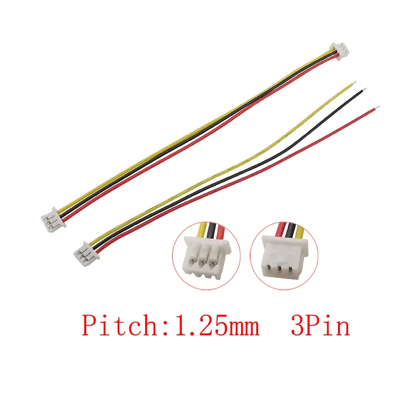 High-Quality 20Pc Jst 3-Pin 1.25Mm Connectors, Perfect For Electronics ...