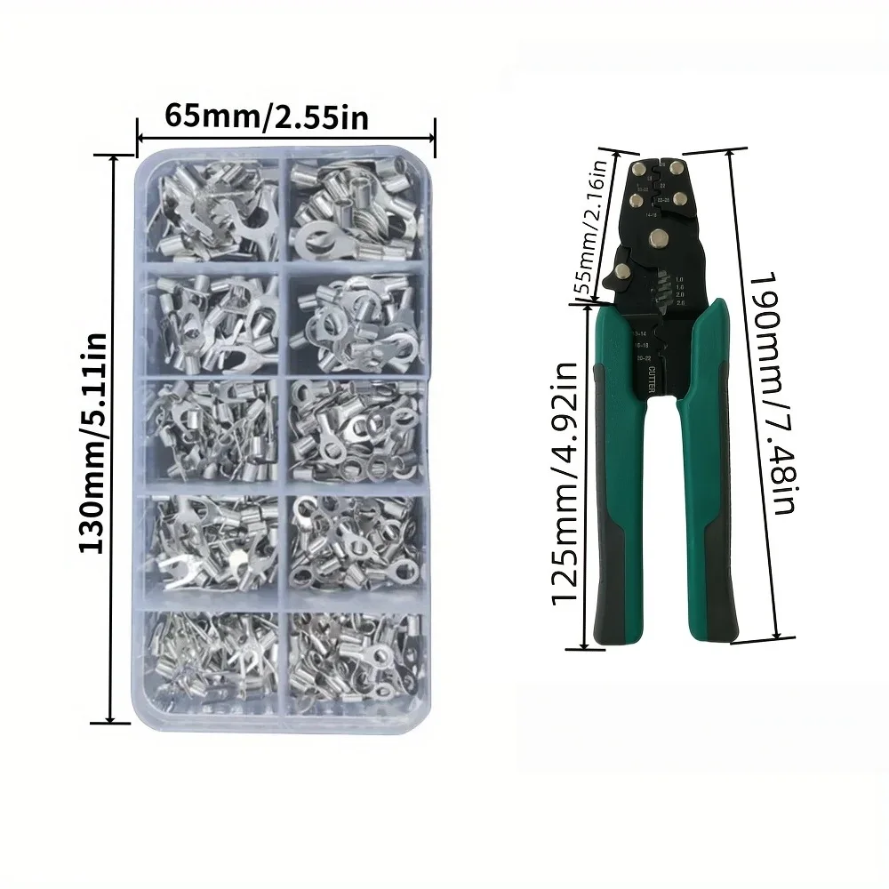 320pcs/4-in-1 Multifunctional Pliers Combination, Copper Nose Crimping ...