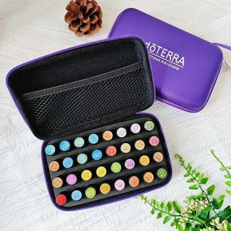 32 Slots Essential Oil Case for DoTERRA 1-3ML Essential Oils Bottles ...