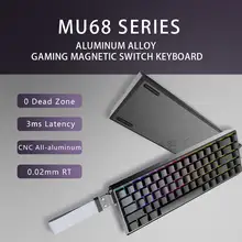 Ultra-Responsive Magnetic Switch Gaming Keyboard, Aluminum Alloy ...