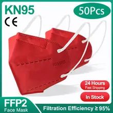 KN95-50PCS-Red