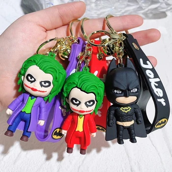 Anime Cartoon Batman Joker Image Doll Keychain Cute Halloween Series ...