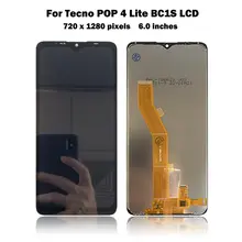 Original 6.0" Lcd Display Touch Screen For Tecno Pop 4 Lite & Pop 4 Lte